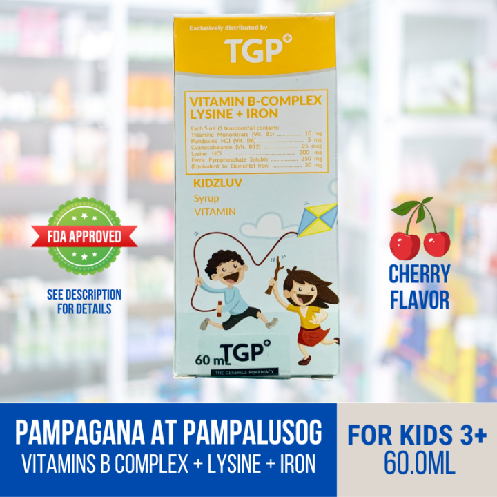 (Ferlin / Incremin Generic) Kidzluv - Multivitamins + Vitamin B Complex ...