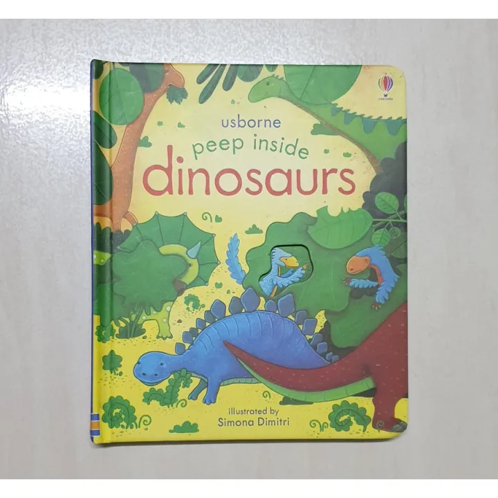 Usborne Peep Inside Dinosaur Pop Up Lift-The-Flap Books Kids Educational Book | Lazada PH