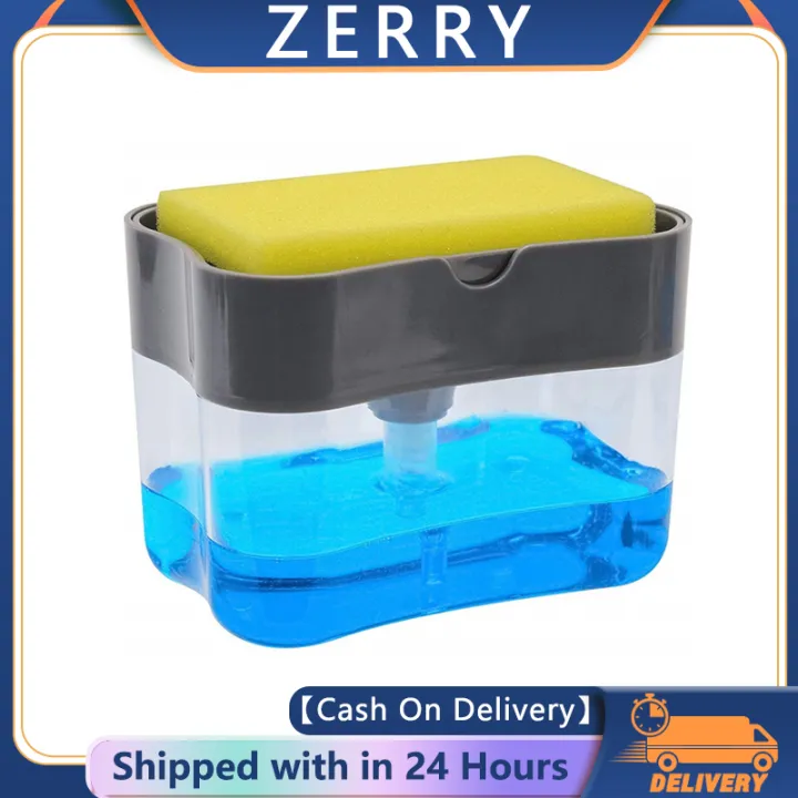Soap Dispenser Kitchen Manual Press Liquid Soap Pump Dispenser Washing ...