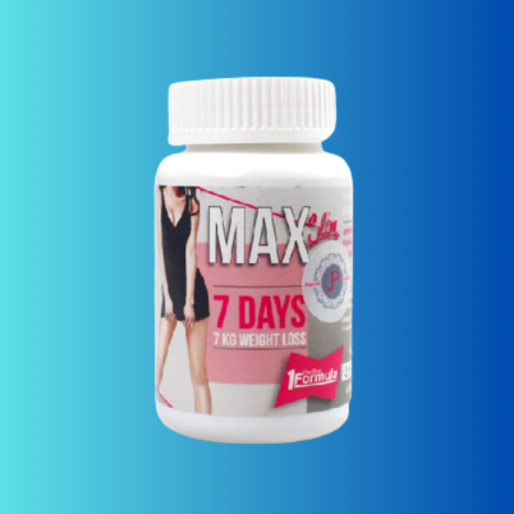 Food Supplement Max Slim 7 Days Diet Slimming Capsule, 30 Capsules Max ...