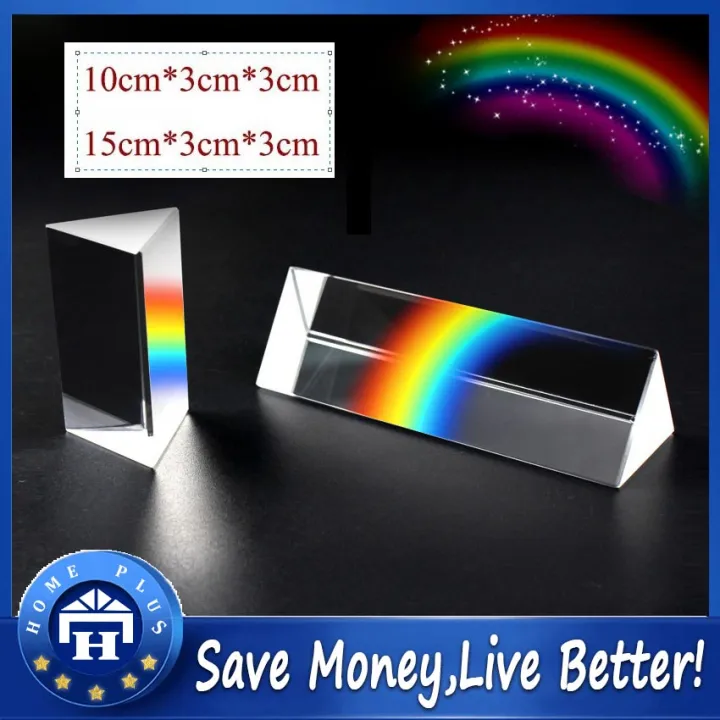 Triangular Prism Rainbow Prisma Crystal Glass Photographic Prisme Color ...
