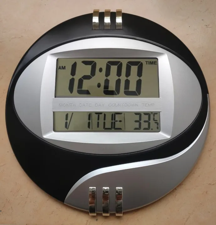 JAM DINDING DIGITAL ESA 3806 / 3885 - JAM DINDING DIGITAL BULAT ...