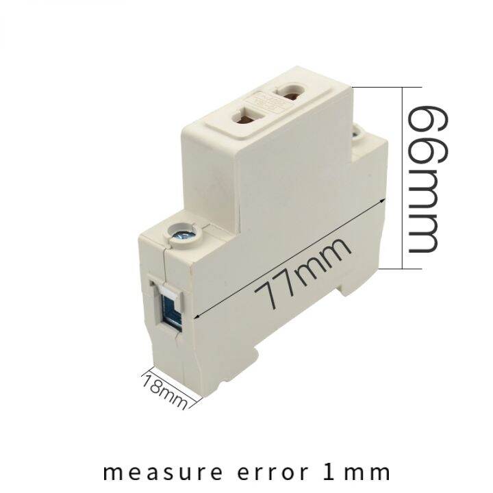 DIN Rail Mount AC Power ac30 Modular Socket 10-16A 250V AC socket ...