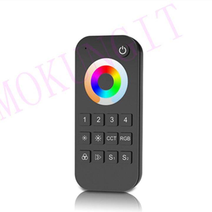 4 Zones 2.4G Universal Remote Control RT10 Four-Zone RGB+CCT Touch ...