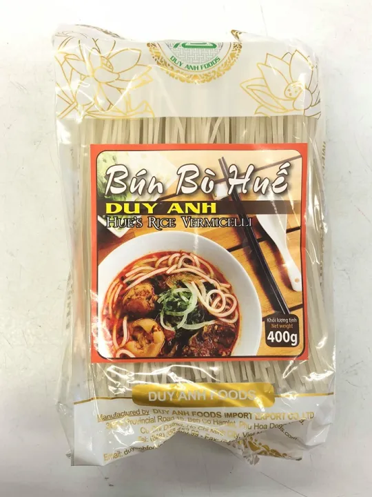 DUy anh round thick rice vermicelli 400gr- Bun Bo Hue | Lazada PH