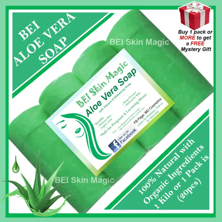 [ORIGINAL] Korean Aloe Vera Soap with Vitamin E by BEI Skin Magic ...