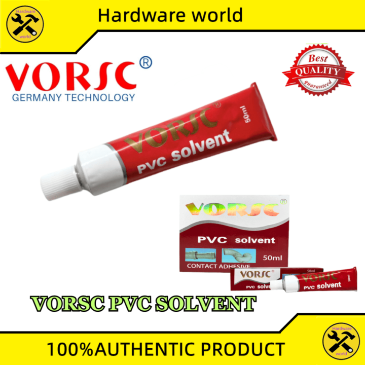 VORSC PVC Pipeline Solvent 50ml High-quality Solvent | Lazada PH