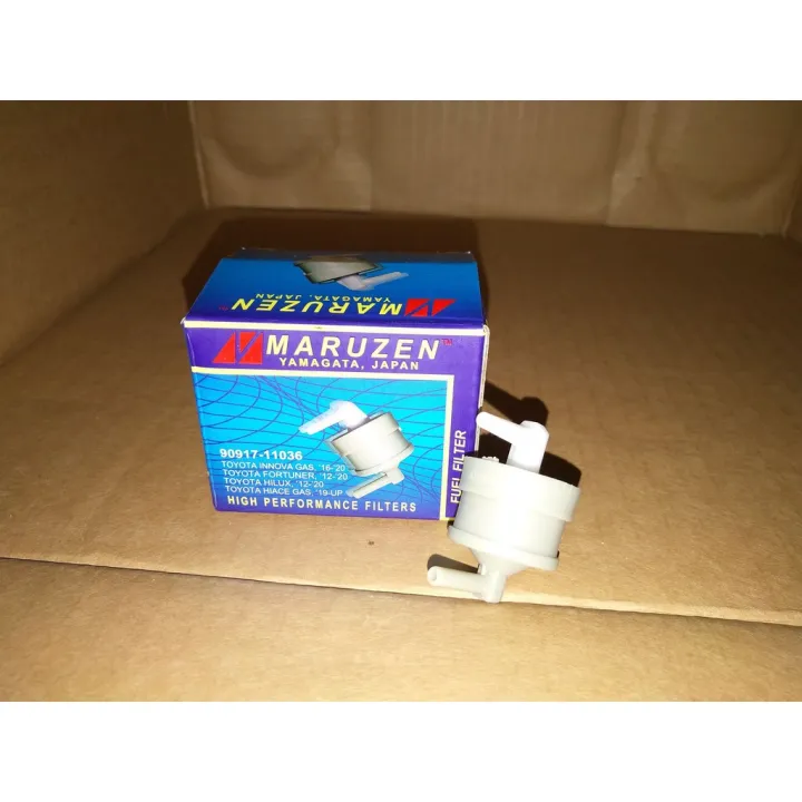 Maruzen Fuel Filter Toyota Innova Fortuner GAS Hilux Gas is petron xcs ...