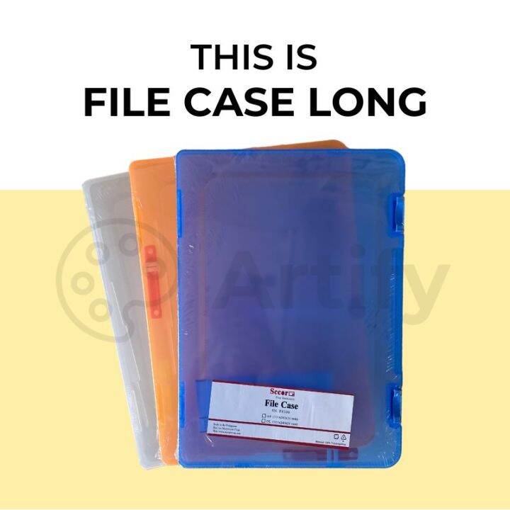 Scorr Plastic File Case Long Size File Case Plastic | Lazada PH