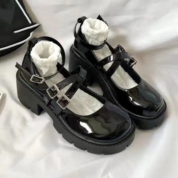 ZAZA Black Shoes for Women School Shoes for Women Highschool College ...