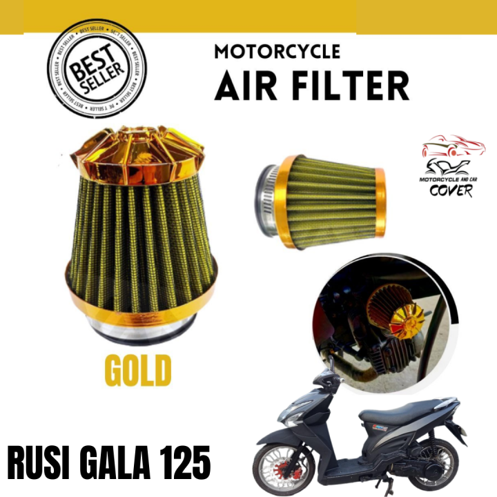 RUSI GALA 125 AIR FILTER GOLD | MOTOR AIR CLEANER EARBUDS | MUSHROOMS ...