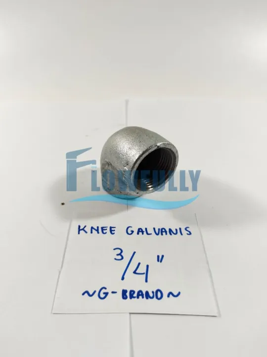 KNEE BESI GALVANIS 3/4 INCH G BRAND ELBOW KNIE L 0,75 DIM | Lazada ...
