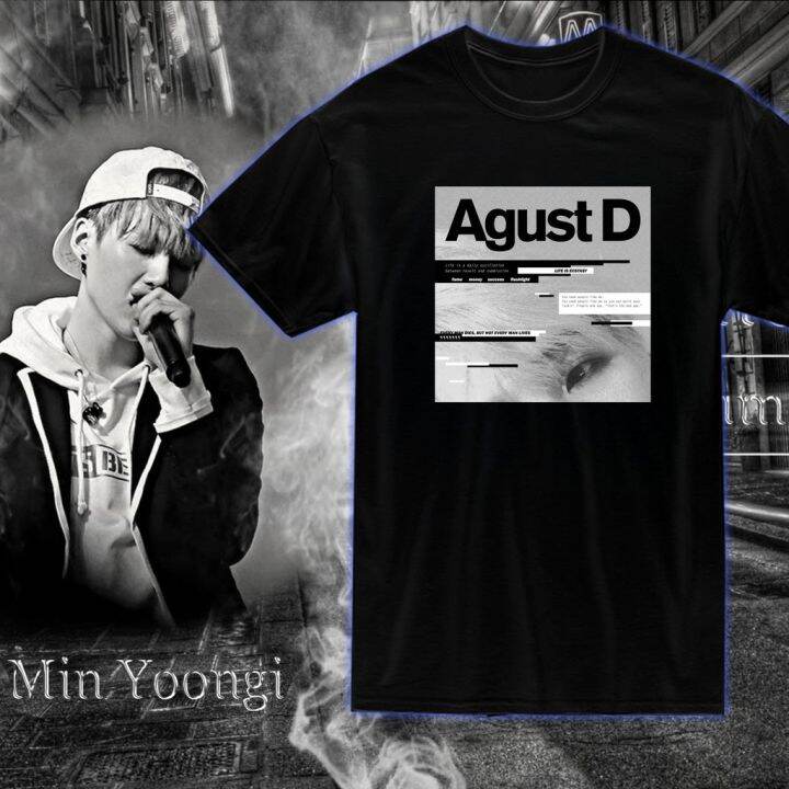 KPOP Bangtan Agust D T-Shirt / Suga Outfit / Min Yoongi Shirt / Army ...