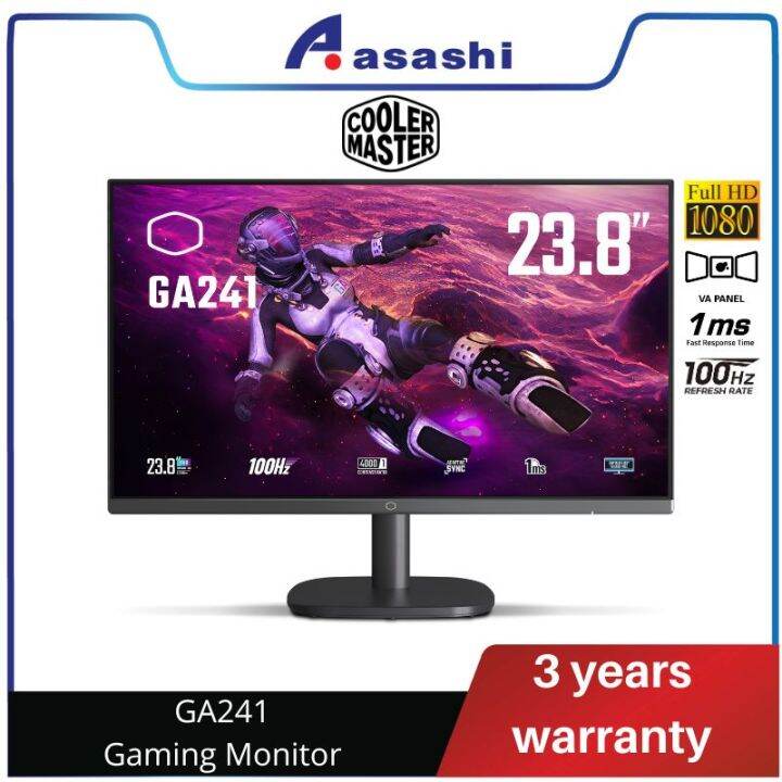 Cooler Master GA241 / GA271 VA 100Hz 1ms Gaming Monitor | Lazada