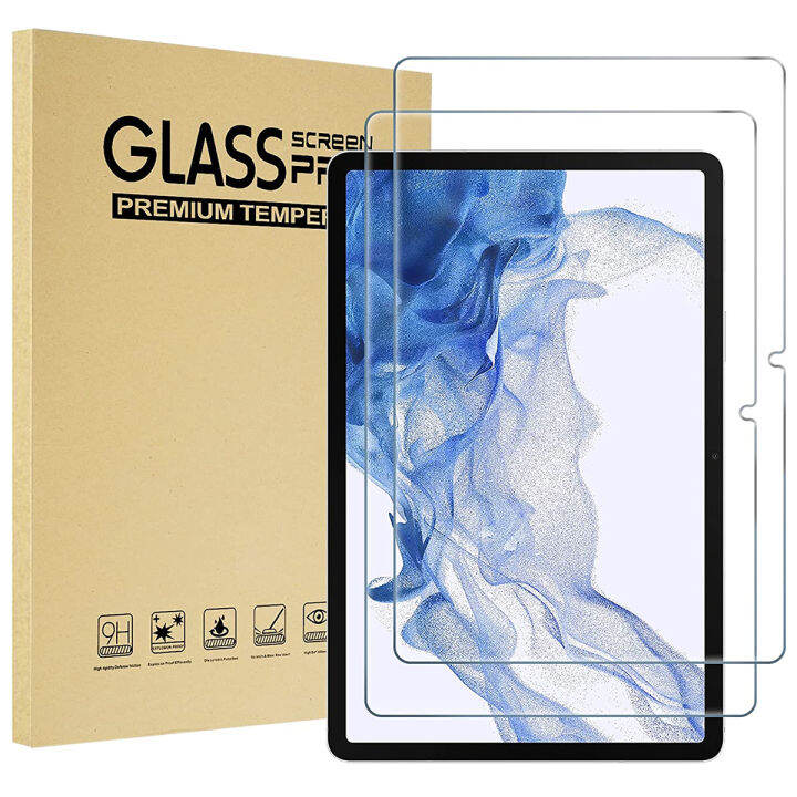 2 Pack Tempered Glass Screen Protectors for Samsung Galaxy Tab S9 FE ...