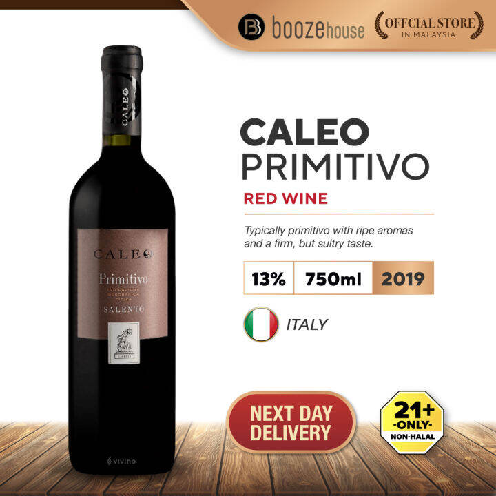 [BOOZE HOUSE OFFICIAL] CALEO Primitivo Puglia IGT 2019 (🇮🇹 ITALY) | Lazada