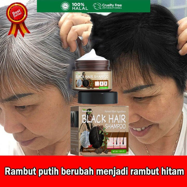 【Beli 2 gratis 1】Foti putih ke hitam gel sampo putih, begitu cuci ...