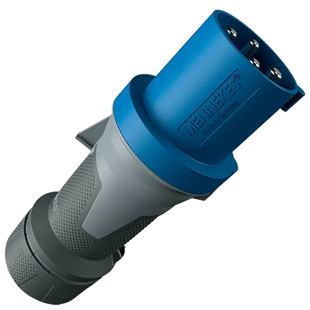 MENNEKES PLUG, MENNEKES 13105, 63A, 4P, 230V, IP44, Industrial Plugs ...