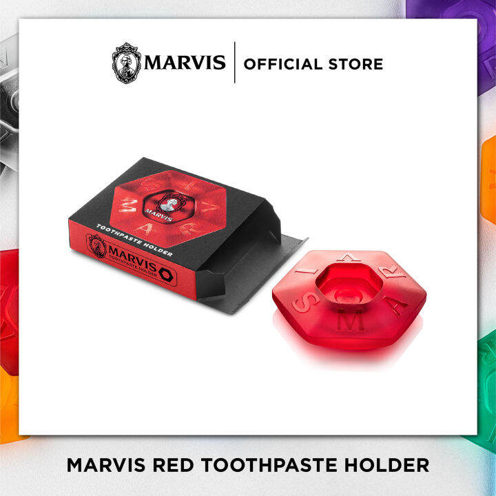 MARVIS RED TOOTHPASTE HOLDER / แท่นวางยาสีฟันมาร์วิส (สีแดง) | Lazada.co.th