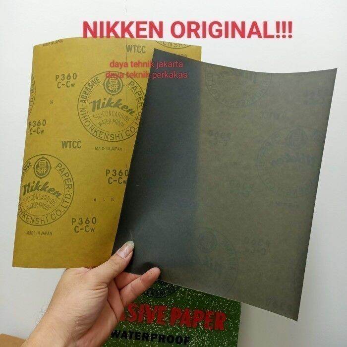 amplas nikken eceran #320 / amplas nikken waterproof Japan ORIGINAL ...