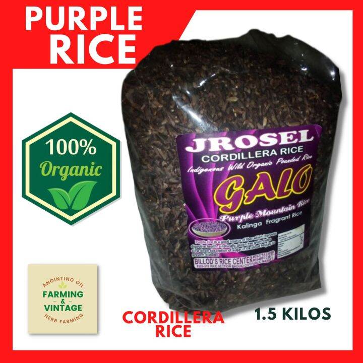 ORGANIC PURPLE NATIVE RICE -MOUNTAIN RICE PURPLE- CORDILLERA RICE- 1 ...