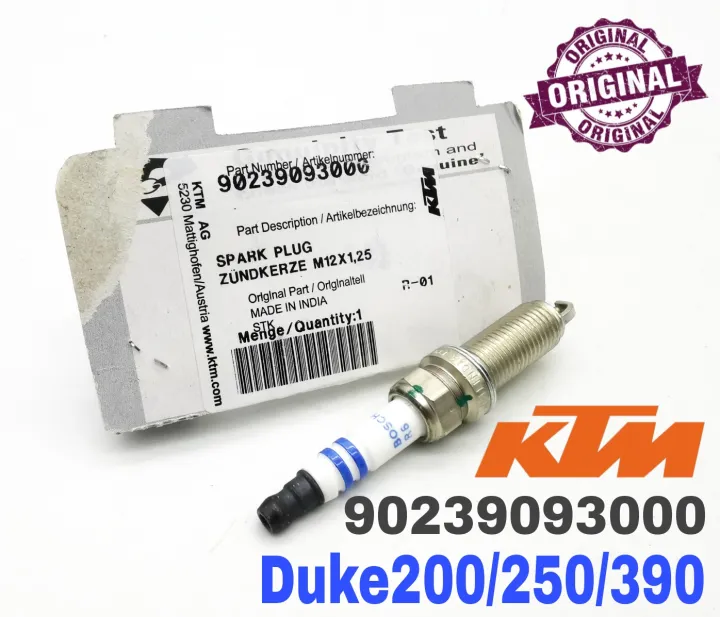 KTM Spark Plug Duke 200 250 390 Standard 100% Original Spare Part ...