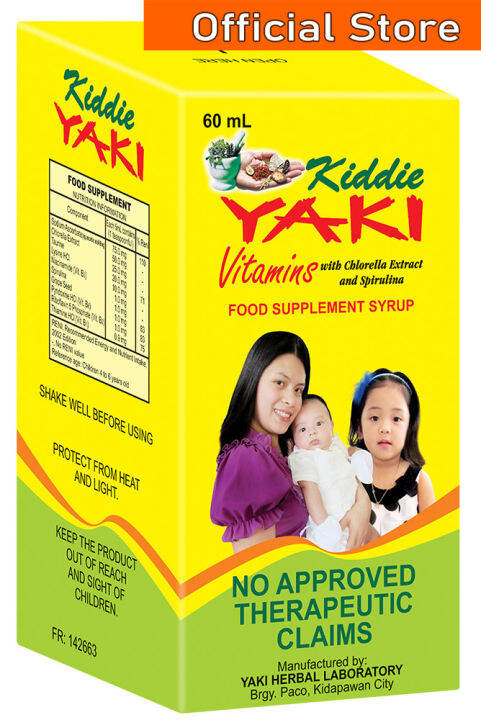 Kiddie YAKI Vitamins Food Supplement Syrup | Lazada PH