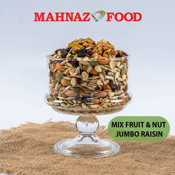 MAHNAZ FOOD - MIX FRUIT & NUTS JUMBO RAISIN 300G | Lazada