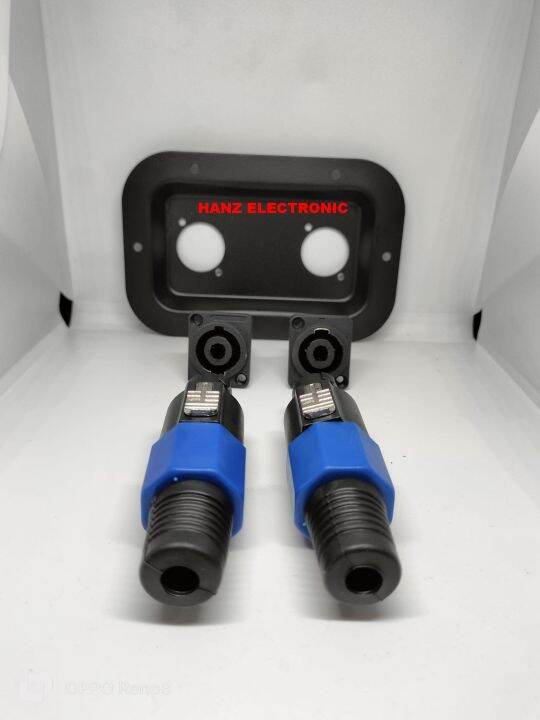 Terminal box speaker besi Jack Jek spikon KLOP Soket speakon Soket spik ...