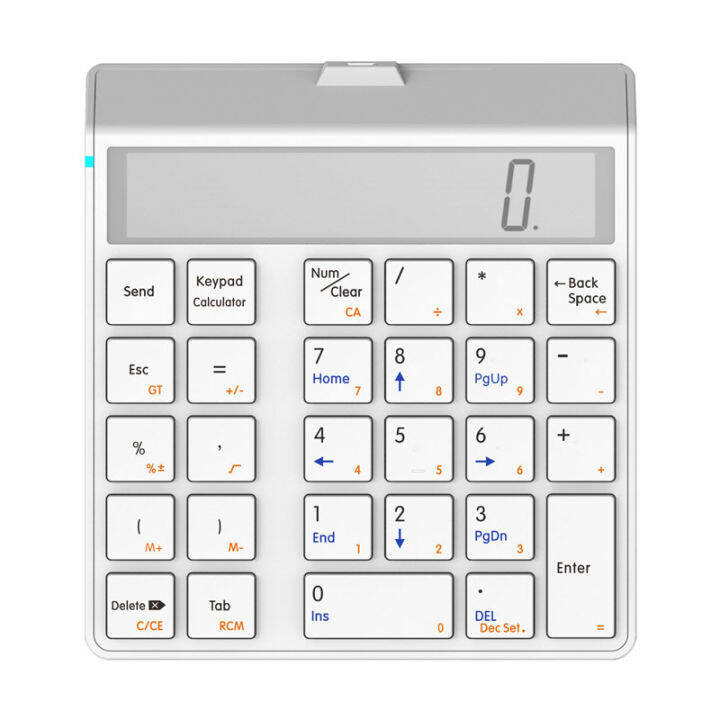 Numeric Keypad Bluetooth Numpad Wireless Keyboard Number Pad Electronic ...