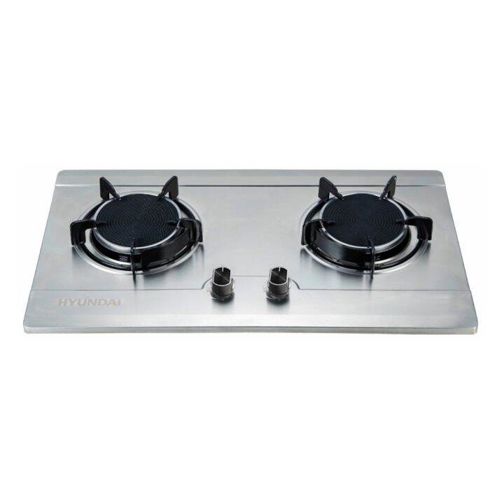 Hyundai Double Infrared Ceramic Burner Gas Stove Stainless Steel Built ...