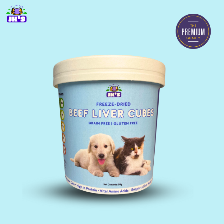Freeze-Dried Beef Liver Cubes -Dog Cat Treats [NEW!] | Lazada PH