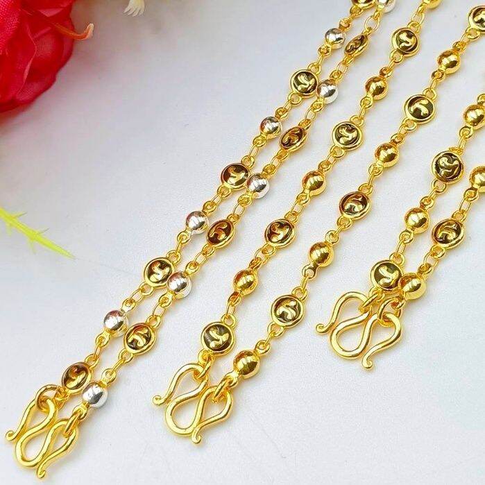 JIJD M20 สร้อยคอลายนะโม ทองไมครอน ทองหุ้ม ทองชุบ ทองปลอม เทียบเท่า ...