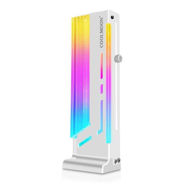 COOLMOON CM-GH2 Vertical GPU Support Bracket Colorful 5V RGB Bracket ...