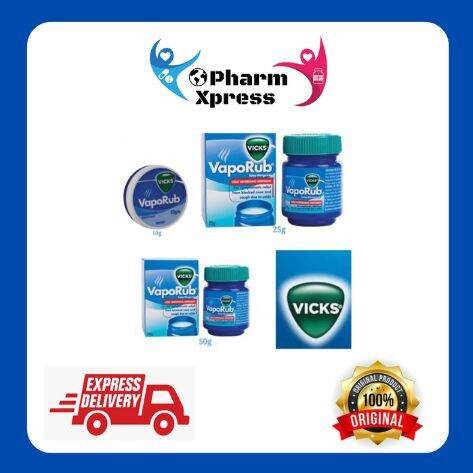 VICKS VAPORUB cold vaporising ointment 10g/25g/50g | Lazada