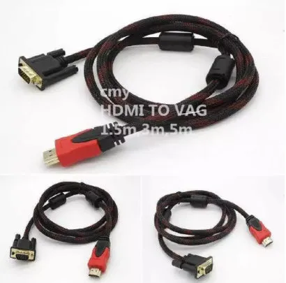 3 Meters High-speed HDMI to VGA cable | Lazada PH