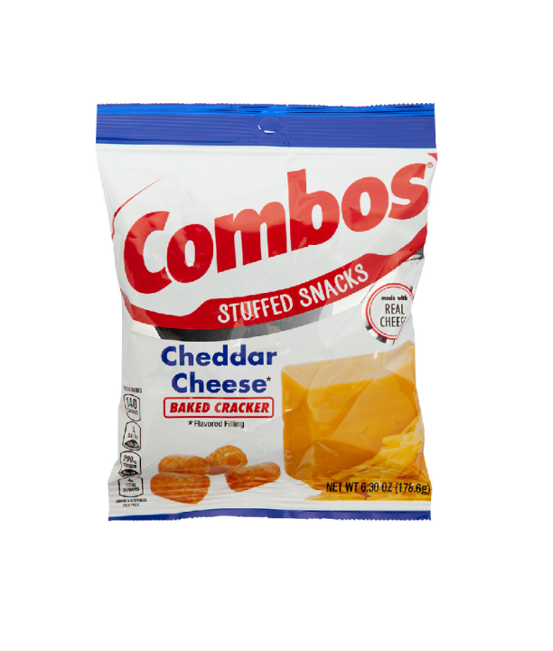 Combos Cheddar Cheese Cracker Baked Snacks, 178g | Lazada PH
