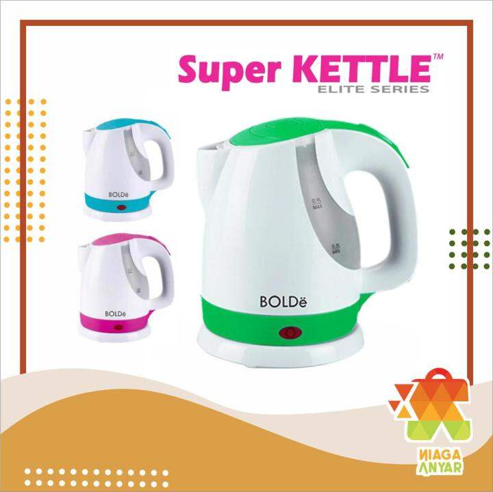 NA BOLDE Super Kettle Elite / Teko Listrik 900 Watt [1 Liter] | Lazada ...