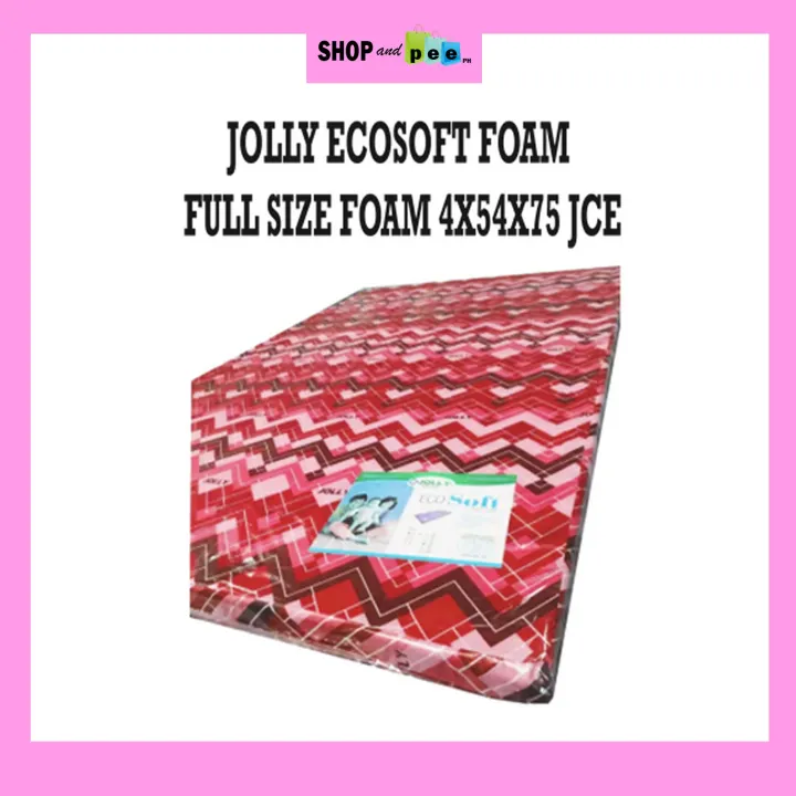 [IN STOCK] JOLLY ECOSOFT FOAM / FULL SIZE FOAM 4X54X75 | Lazada PH