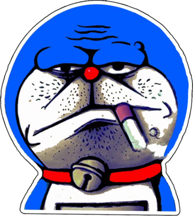 DORAEMON BAD 3.5 INCH GLOSSY STICKER BY MMA ENTERPRISE | Lazada PH