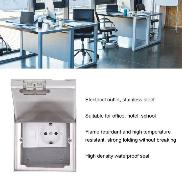 Recessed Concealed Outlet PC Housing AC250V Floor Recessed Concealed ...