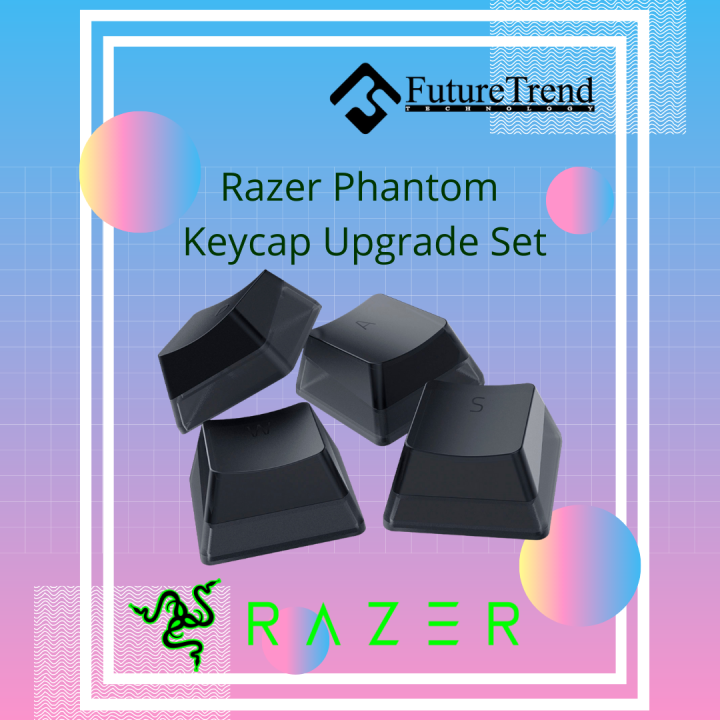 Razer Phantom Keycap Upgrade Set Black/White | Lazada