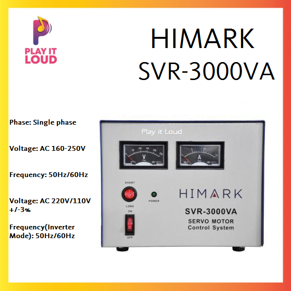 HIMARK SVR 3000VA AVR / DJ SCORPIO AVR-3000 AUTOMATIC VOLTAGE REGULATOR ...