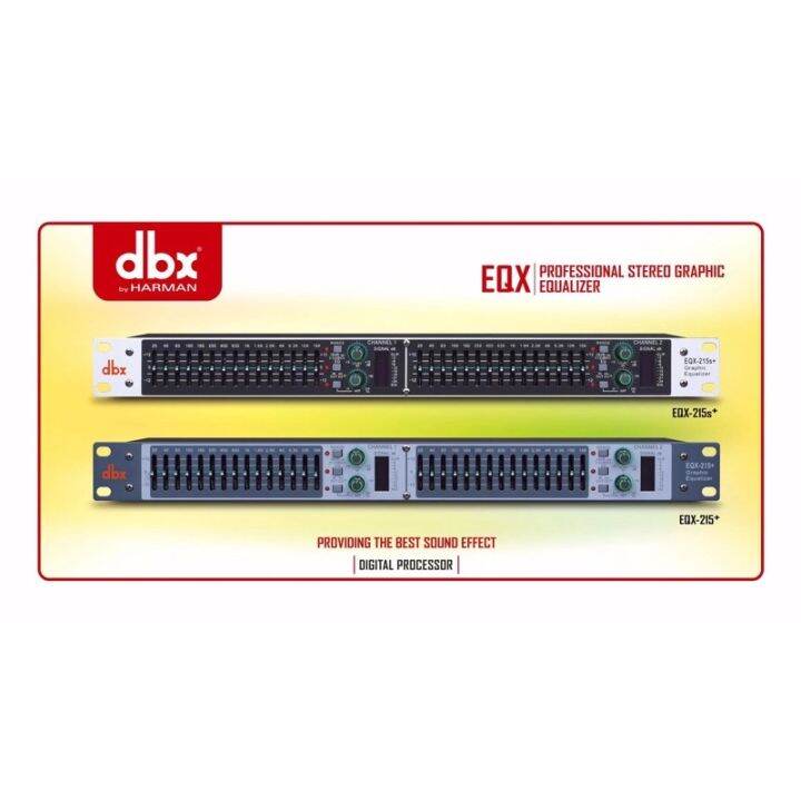 DBX EQX-215 New with SUBWOOFER Output DUAL 15 Band Graphic Equalizer♧ | Lazada PH