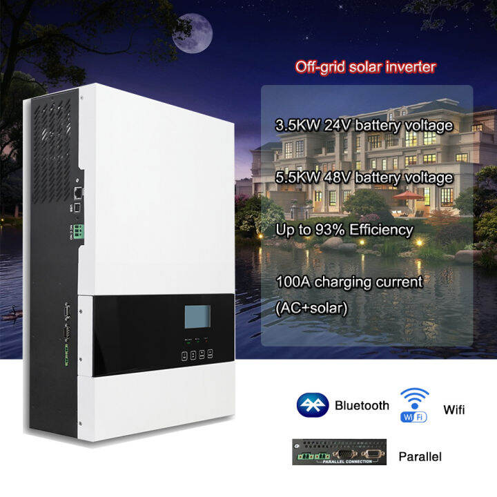 [ccm]3500w 5500w 24vdc 48vdc Off Grid Hybrid Pure Sure Wave Solar