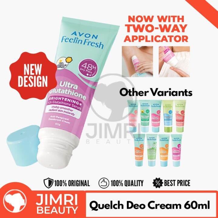 Sell like hot cakes Original AVON Feelin Fresh Quelch Whitening Anti ...