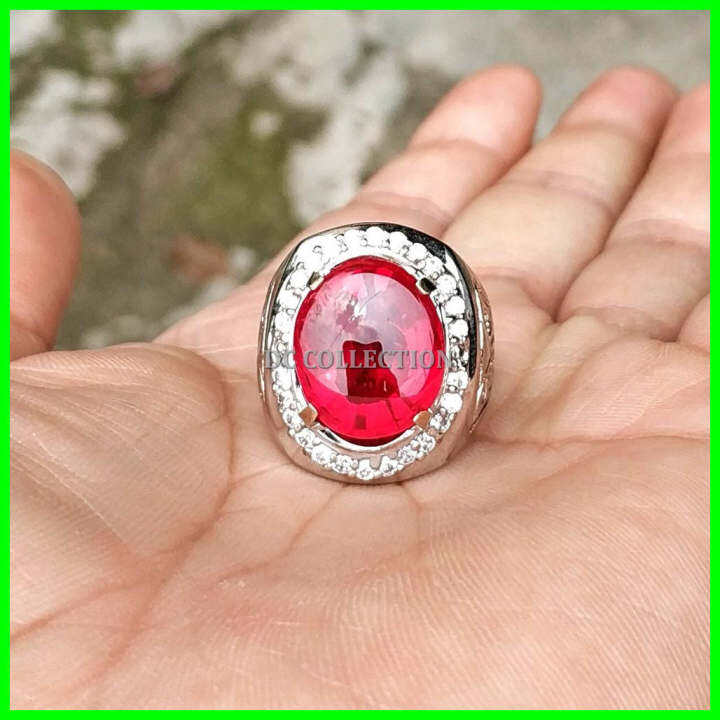 CINCIN BATU AKIK PERMATA RED FIRE OPAL LUSTER API MENYALA KANTORAN PUNYA | Lazada Indonesia