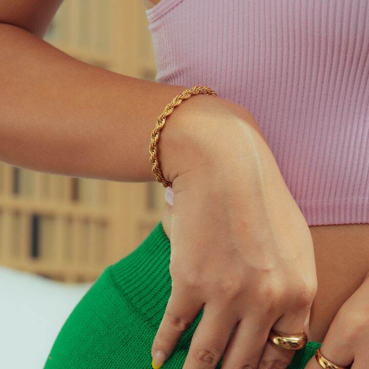 Valichain - Vivianne Rope Chain Bracelet (5mm) | Lazada.co.th