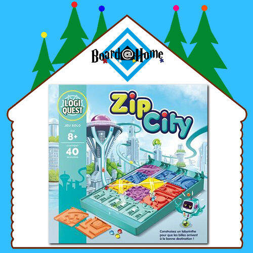 Zip City Logic Puzzle - Board Game - บอร์ดเกม | Lazada.co.th