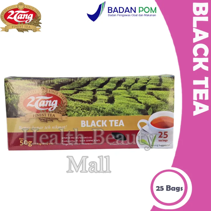 2Tang Black Tea Box = 25 Pcs - 2 Tang Teh Hitam Celup 25Pcs | Lazada ...